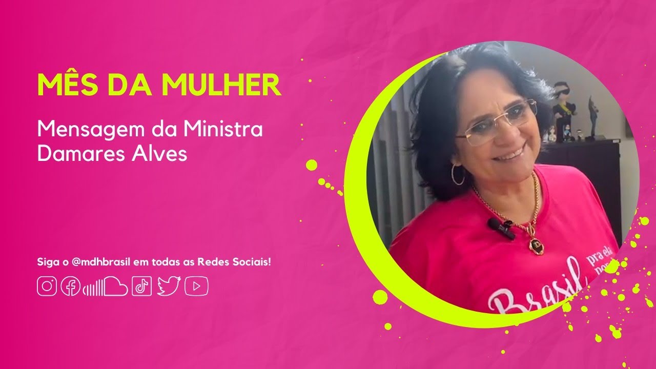 Mês da Mulher - Mensagem - Federação Brasileira dos Direitos Humanos